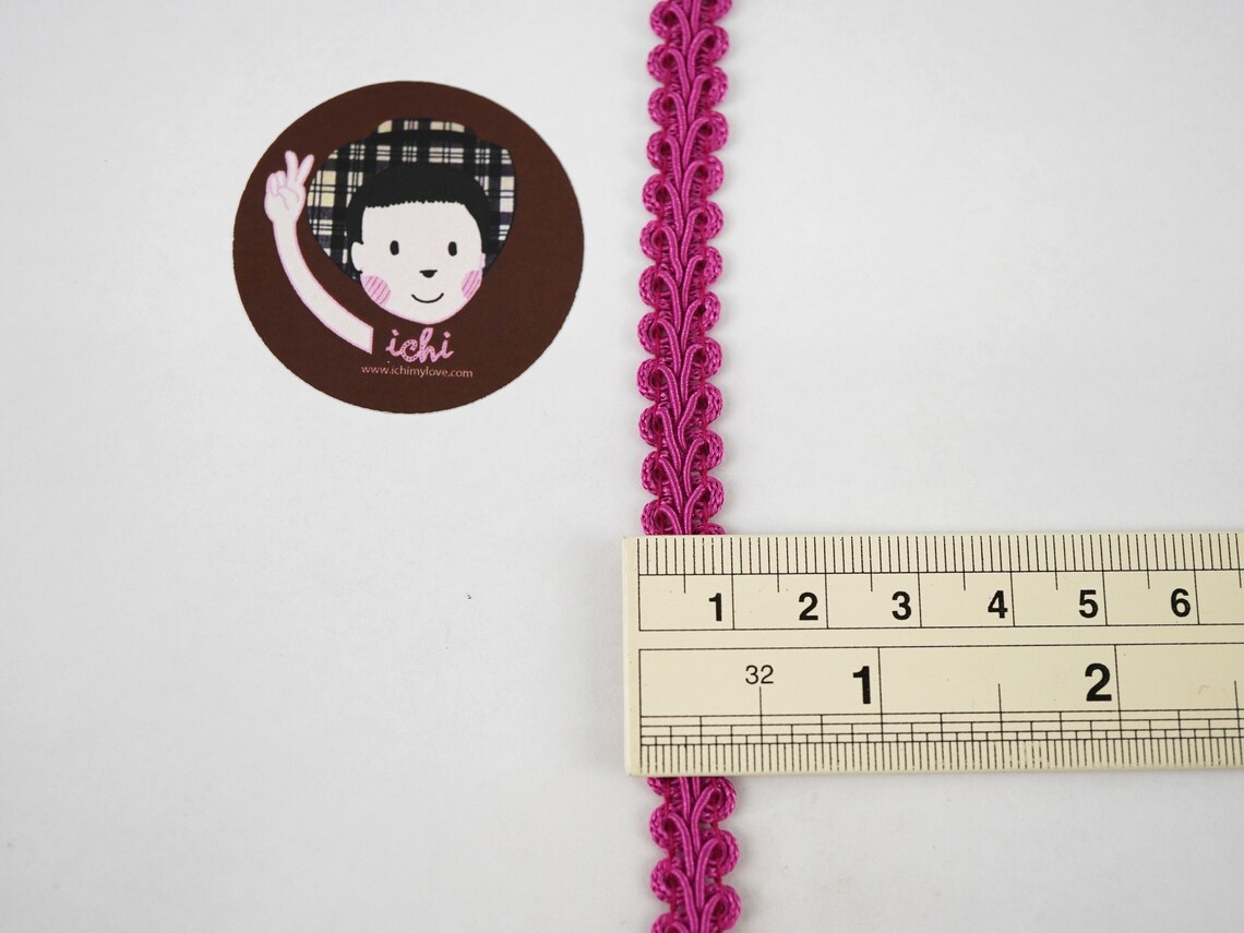 5 Yards 3/8 Hot Pink Gimp Braided Trim Gimp Braid - Etsy