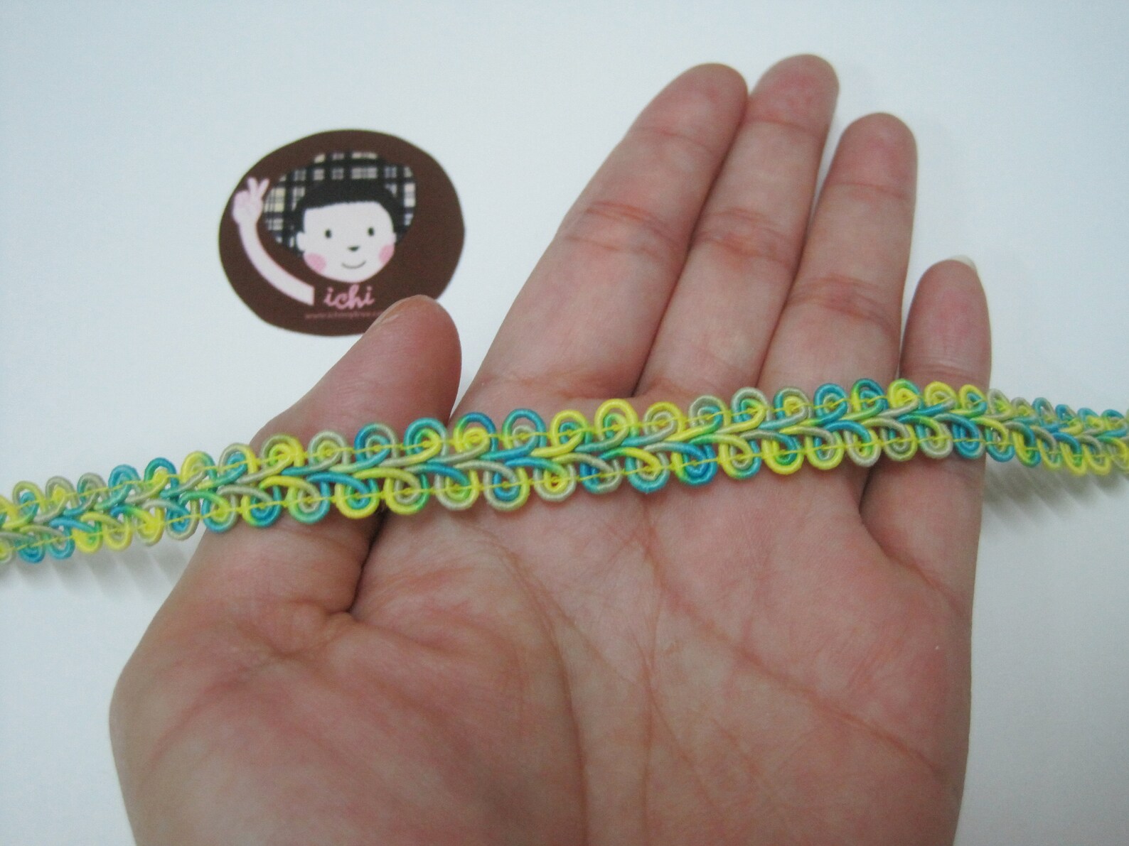 5 Yards 3/8 Multicolored Gimp Braided Trim Gimp Braid - Etsy