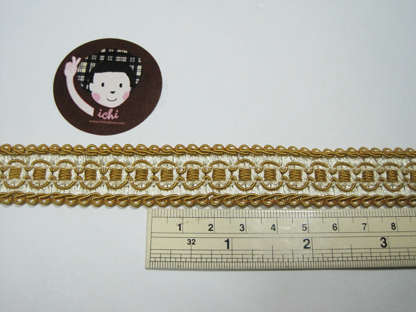 5 Yards 3/4 Braid Trim Classic Gold Braid Trim Gimp | Etsy