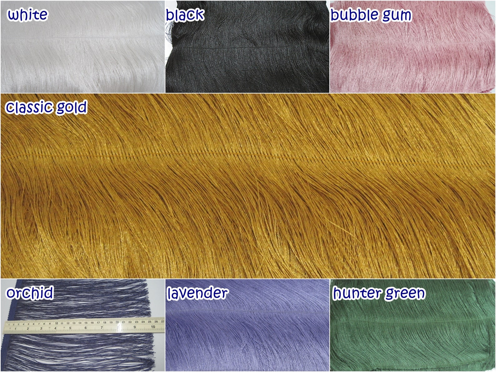 1 Yard 4 to 10 Cream Chainette Fringe Cream Trim | Etsy