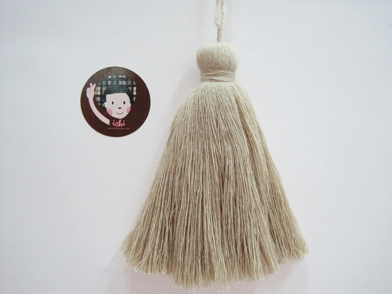 100% Brown Cotton Tassel Organic Cotton Tassel Cotton - Etsy