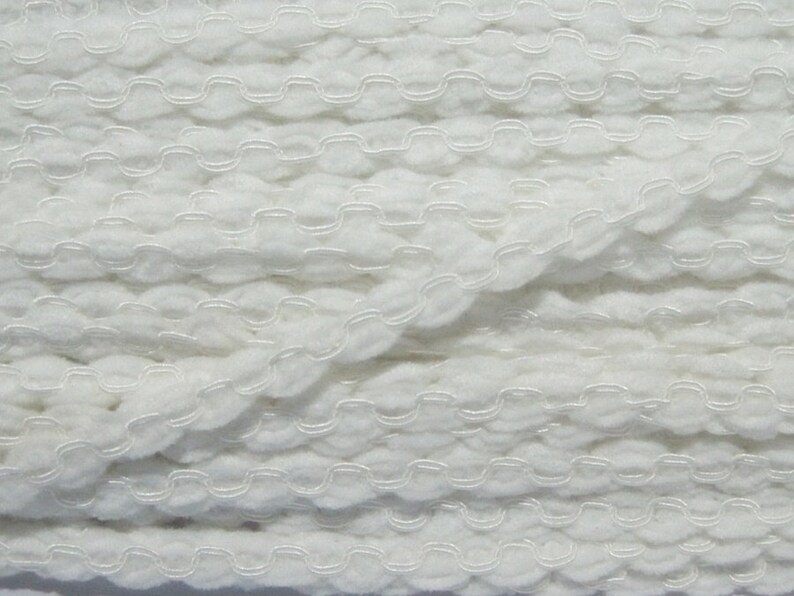 5 Yards 1/4 Off-white Chenille Braided Rick Rack - Etsy