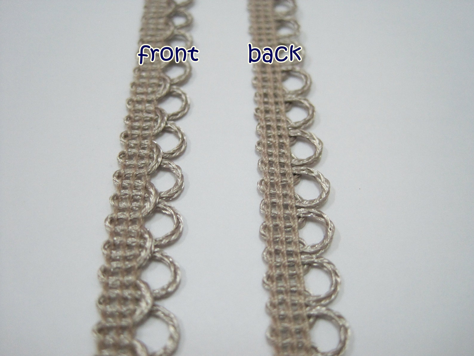 5 Yards Warm Gray Loop Trim Gray Trim Loop Trim Wholesale - Etsy