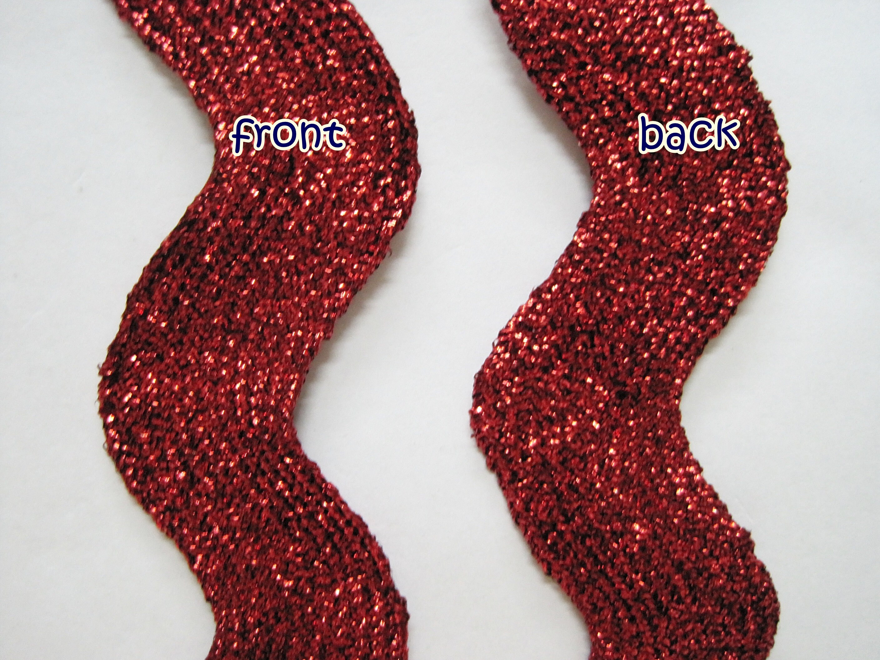 5 Yards Red Jumbo Metallic Rick Rack Trim Metallic rick rack | Etsy