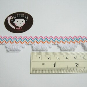 5 Yards White Scalloped Loop Trim, White Trim, White Tassel Fringe ...