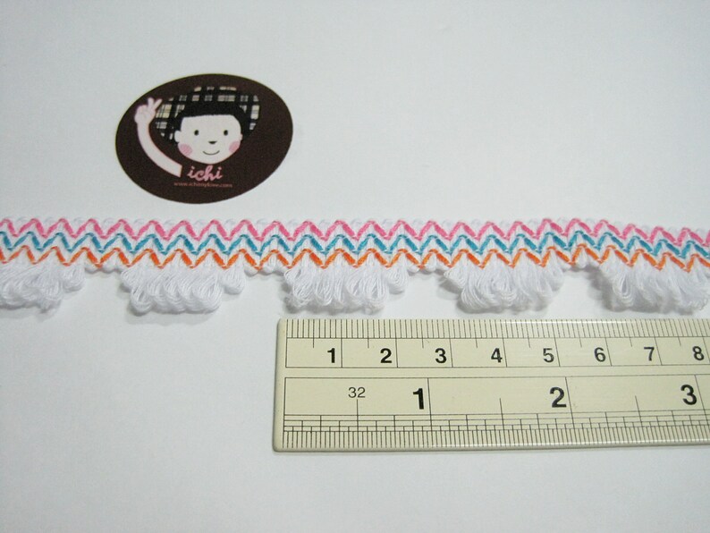 5 Yards White Scalloped Loop Trim White Trim White Tassel - Etsy