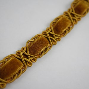 5 Yards 5/8" Classic Gold Braid Trim, Classic Gold Braid Trim, Gimp ...