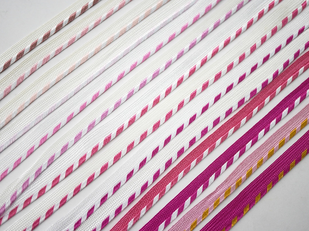 5 Yards Pink Lip Cord Piping, Edge Piping, Decorative Edging, Lip Cord ...