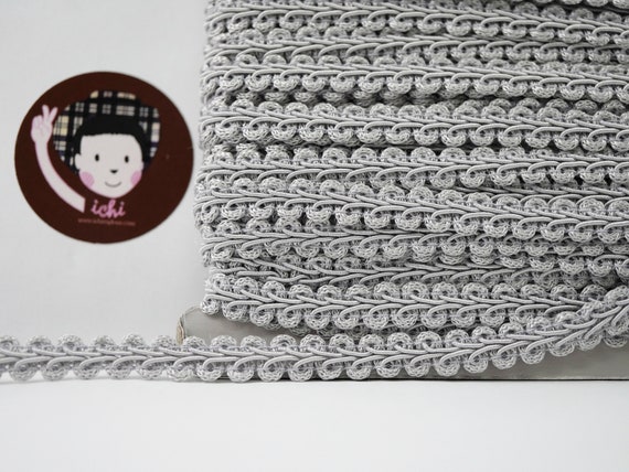 5 Yards 3/8 Silver Gimp Braided Trim Gimp Braid - Etsy