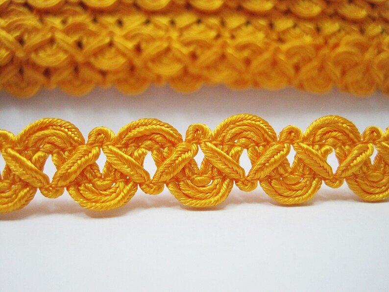 5 Yards Orange Braid Braided Trim Loop Trim Braided | Etsy