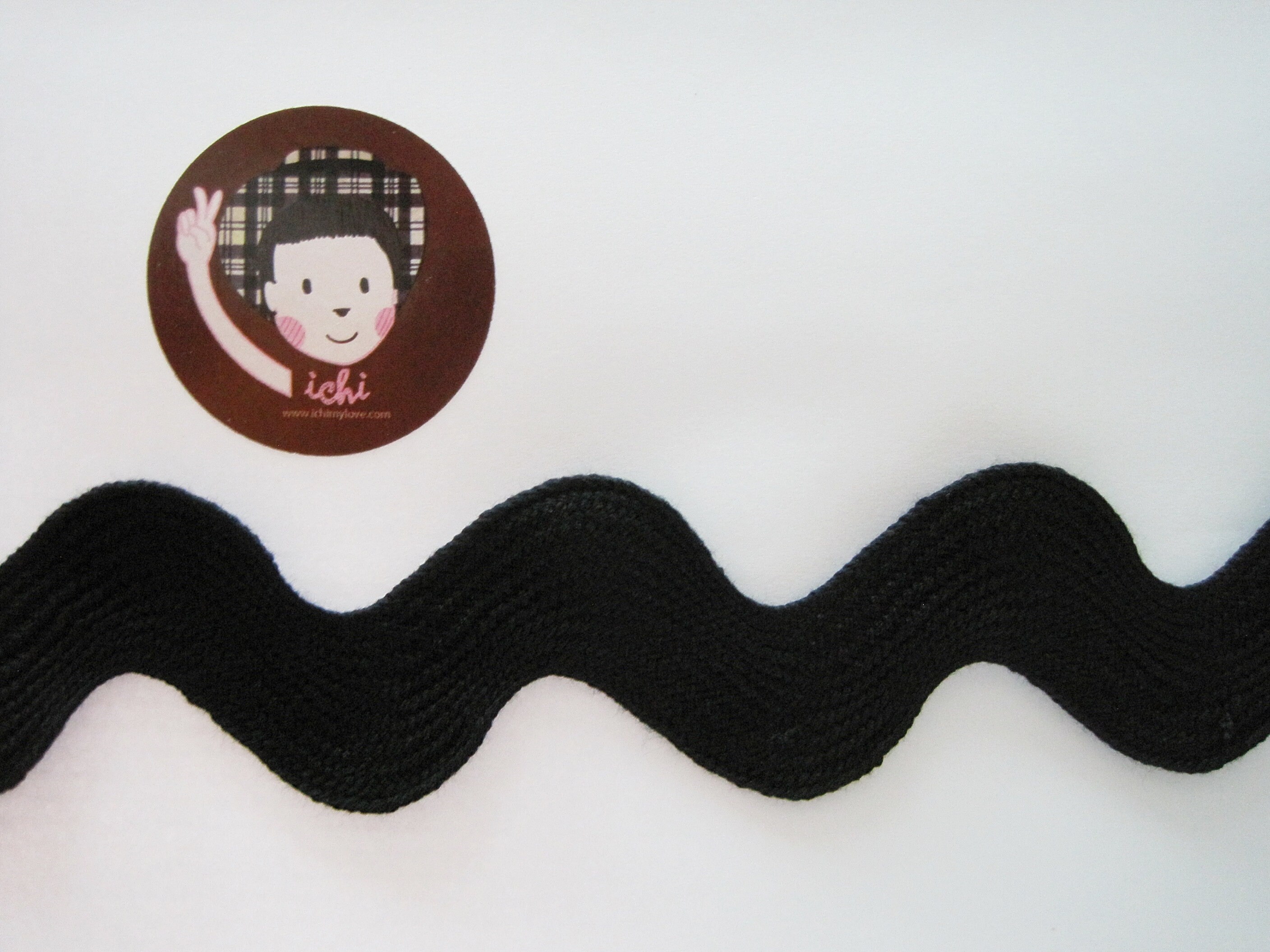 5 yards Black Jumbo Rick Rack Trim Black rick rack Rick Rack | Etsy