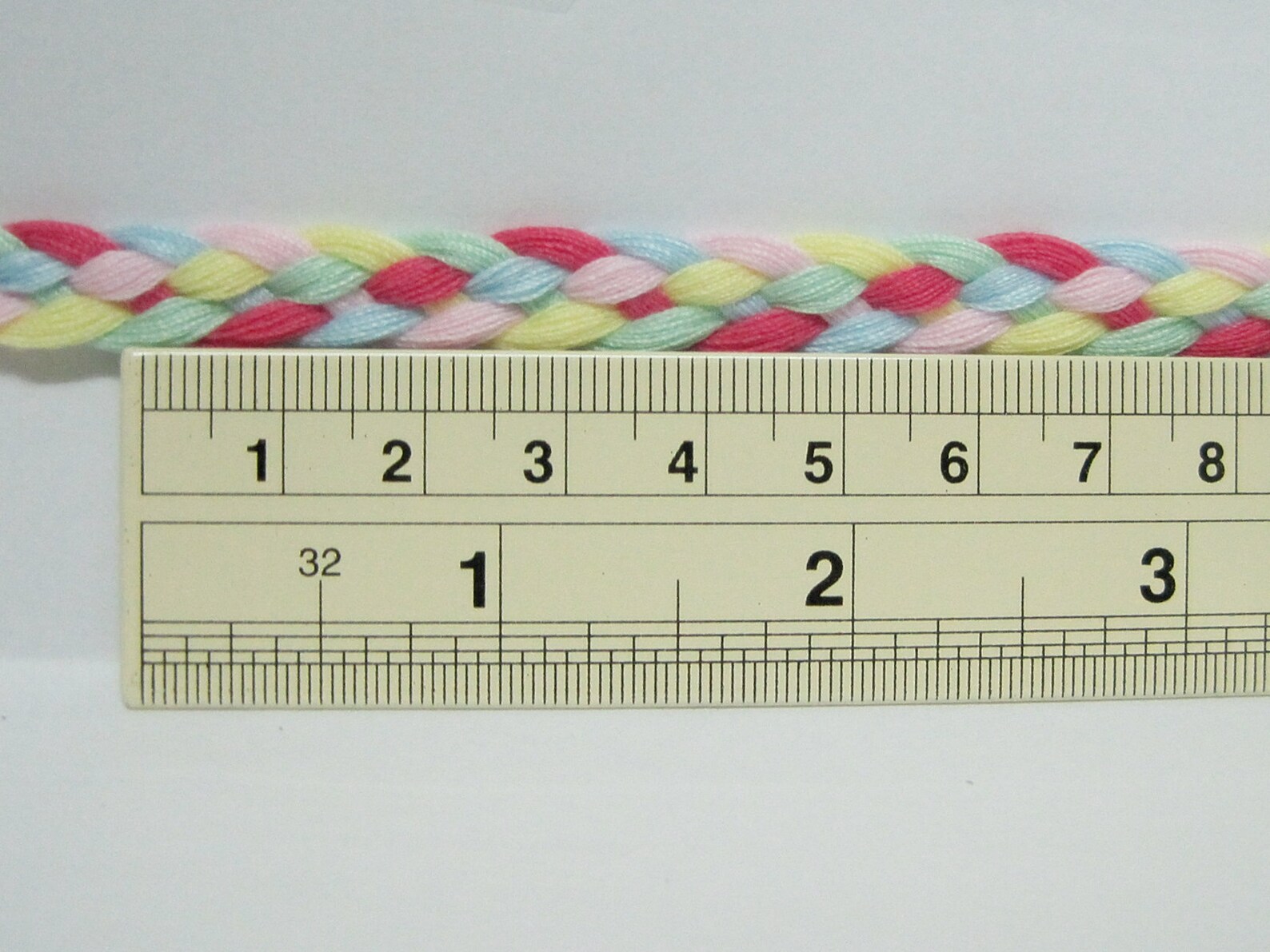 5 Yards Braided Trim Multicolored Trim Flat Braided Cord - Etsy