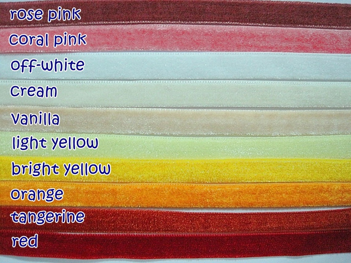 5 yards 1/2 Red Velvet Ribbon Red Velvet Ribbon | Etsy