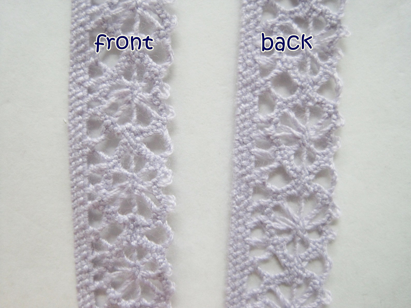 5 yards 9/16 Purple Crochet Lace Trim Lace Trim | Etsy