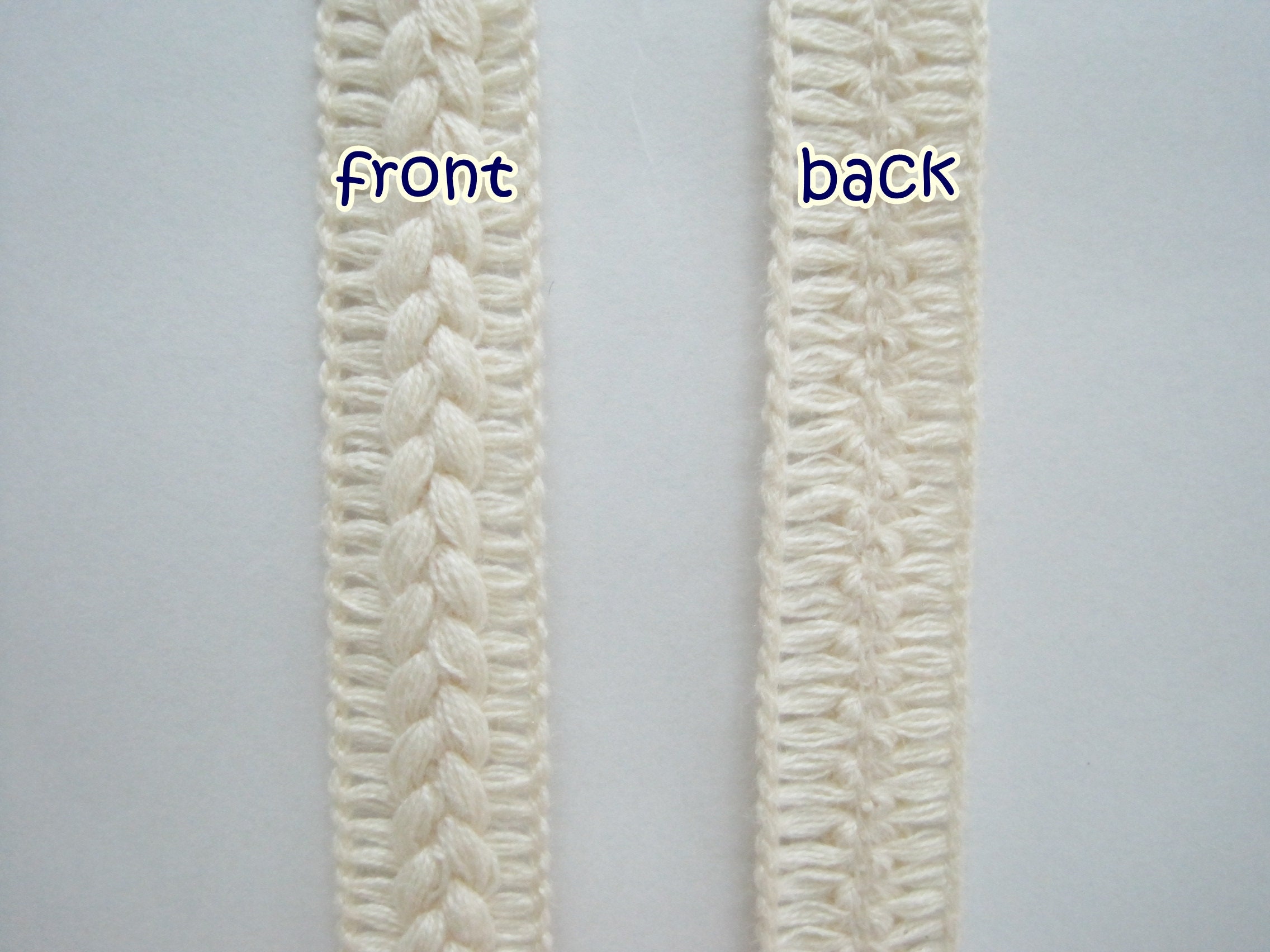 5 Yards 100% Cotton Braided Trim, Cotton Trims, Unbleached Cotton Trim ...
