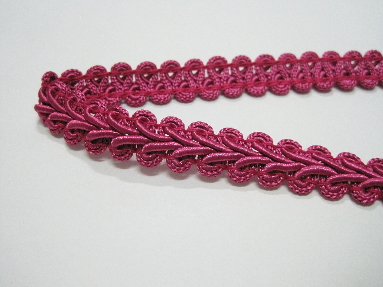 5 Yards 1/2 Hot Pink Gimp Braided Trim Gimp Braid | Etsy