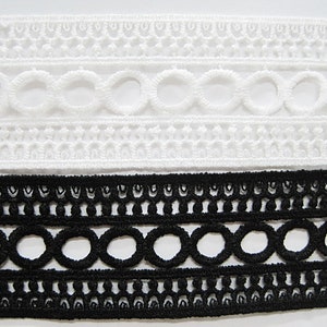 5 Yards White Round Loop Lace, White Lace Trim, Cotton Trim, Loop Trim ...