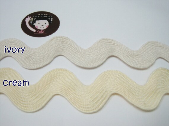5 Yards Cream Jumbo Rick Rack Trim Ivory Rick Rack Jumbo Ric | Etsy