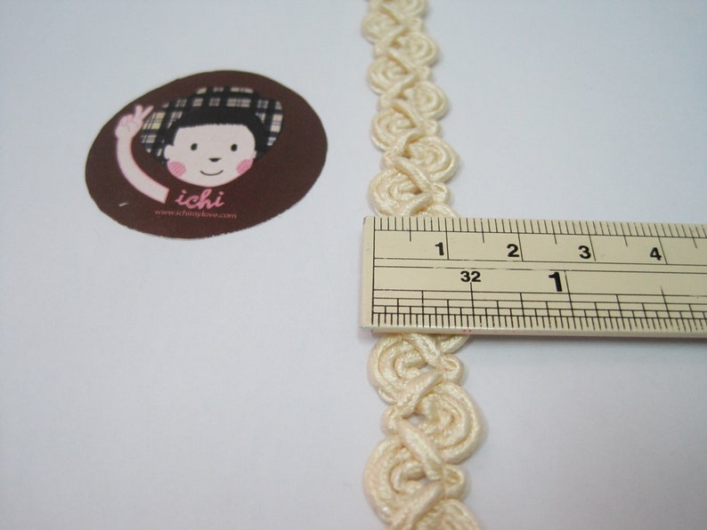 5 Yards Vanilla Braid Braided Trim Loop Trim Braided - Etsy