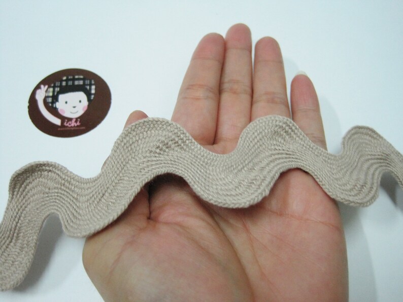 5 Yards Brown Jumbo Rick Rack Trim Brown Rick Rack Jumbo Ric | Etsy