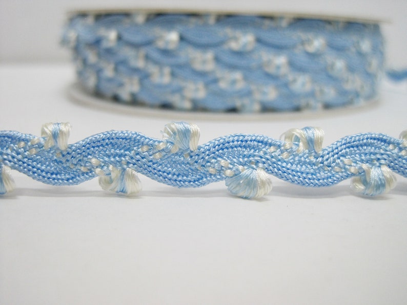 5 Yd Light Blue Rick Rack Trim Picot Rick Rack Picot Trim - Etsy