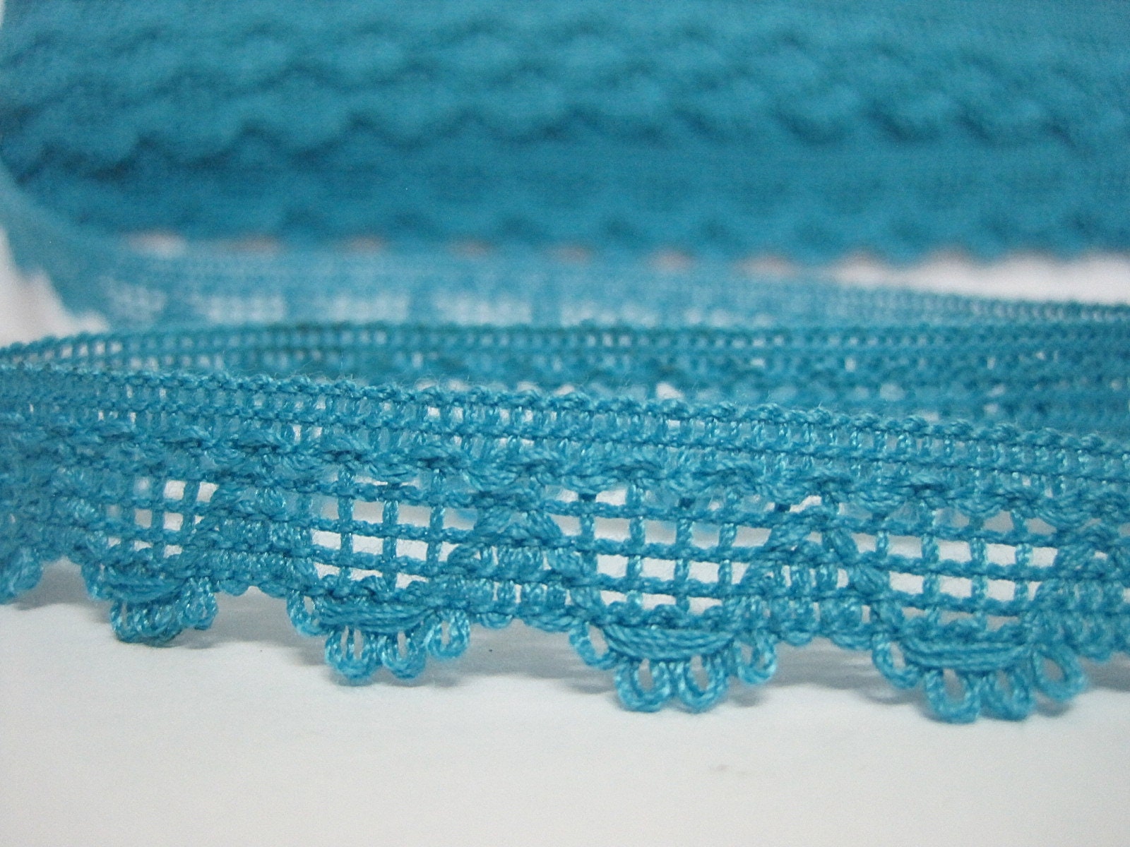 5 yards 5/8 Aqua Blue Lace Trim Lace Trim Lace Trim | Etsy