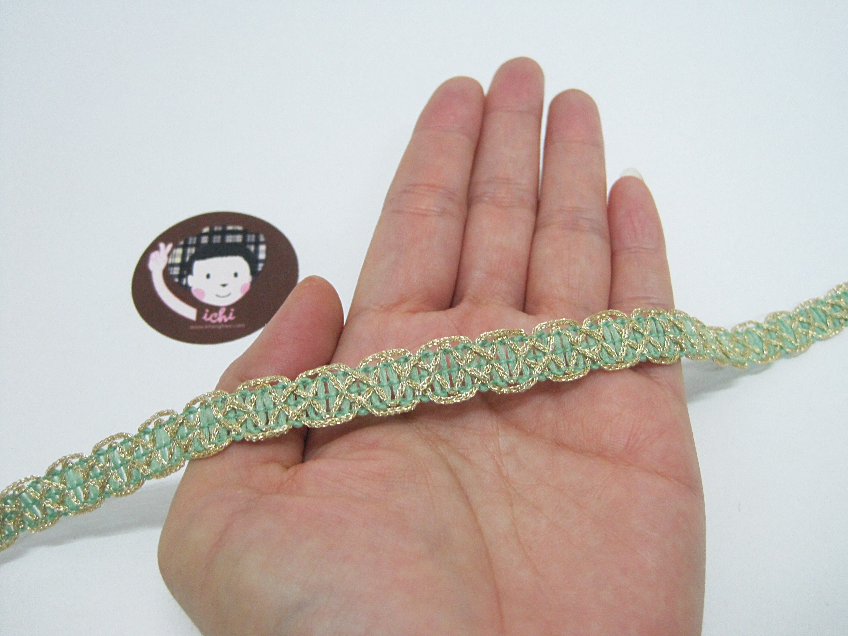 Braid Trim with Gold Metallic braided trim picot braid pink | Etsy