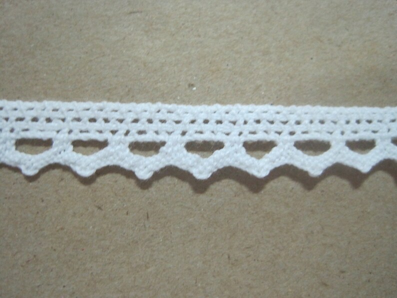 5 yards White Triangle Crochet Lace Trim Lace Trim Crochet | Etsy