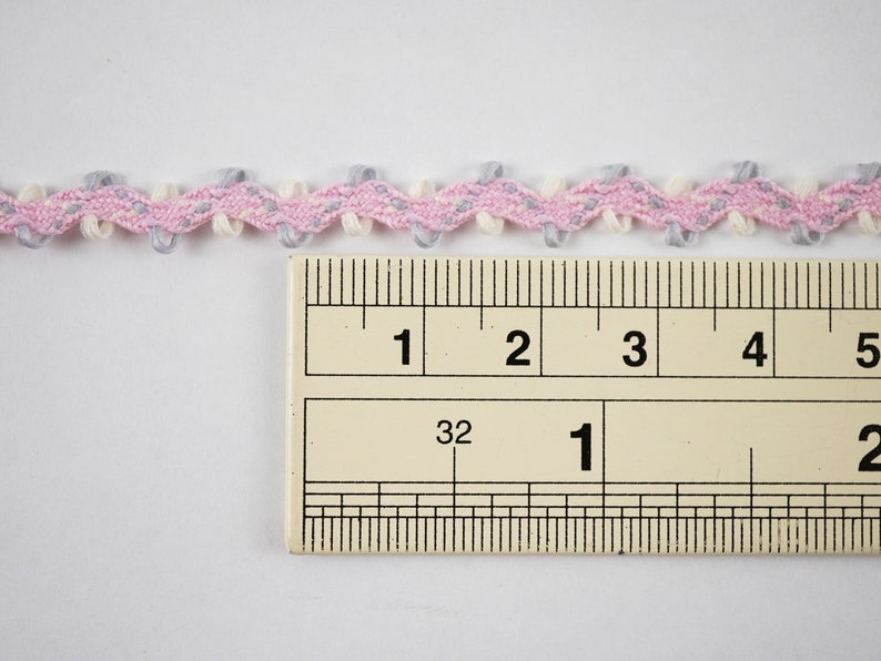 5 Yards Pink Picot Rick Rack Trim, Picot Trim, Rick Rack, Flower Trim ...