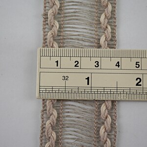5 Yards Beige Linen Braid, Linen Lace, Linen Trim, Natural Trim ...