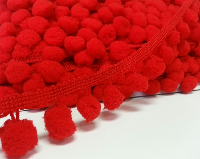 5 Yards Red Jumbo Rick Rack Trim, Red Rick Rack, Jumbo Ric Rac, Rick ...