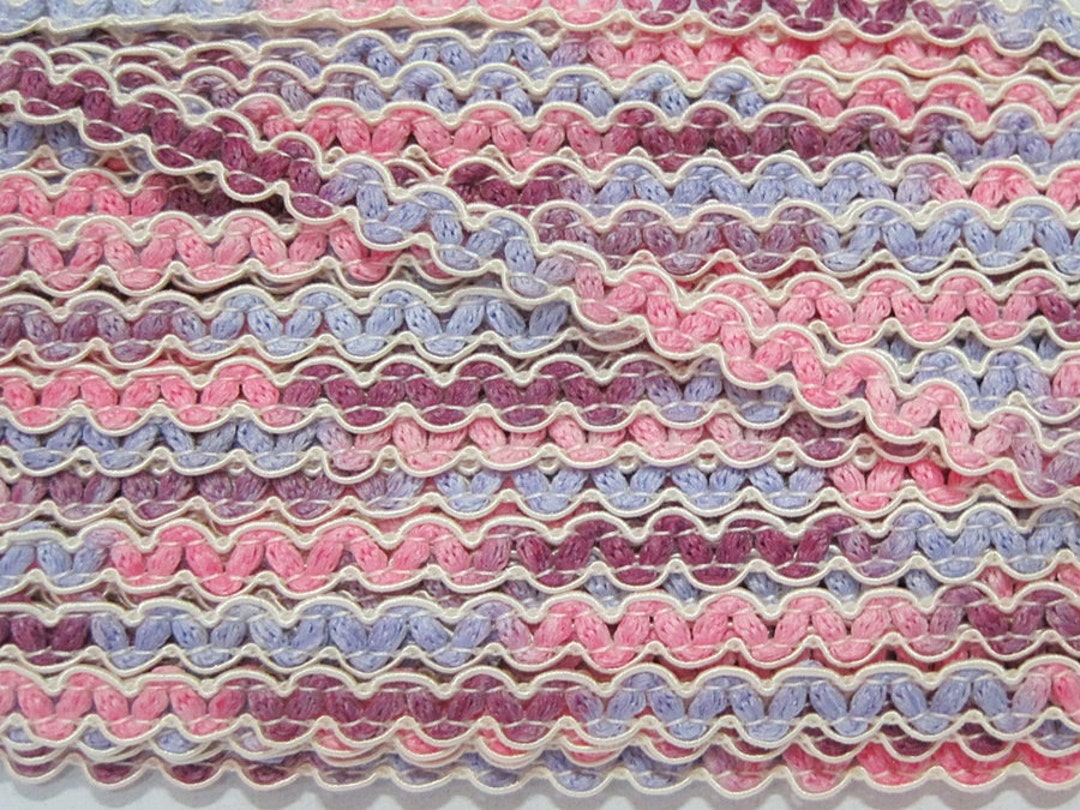 5 Yards Multicolored Rick Rack Trim, Ric Rac Trim, Rick Rack Lot, Trim ...