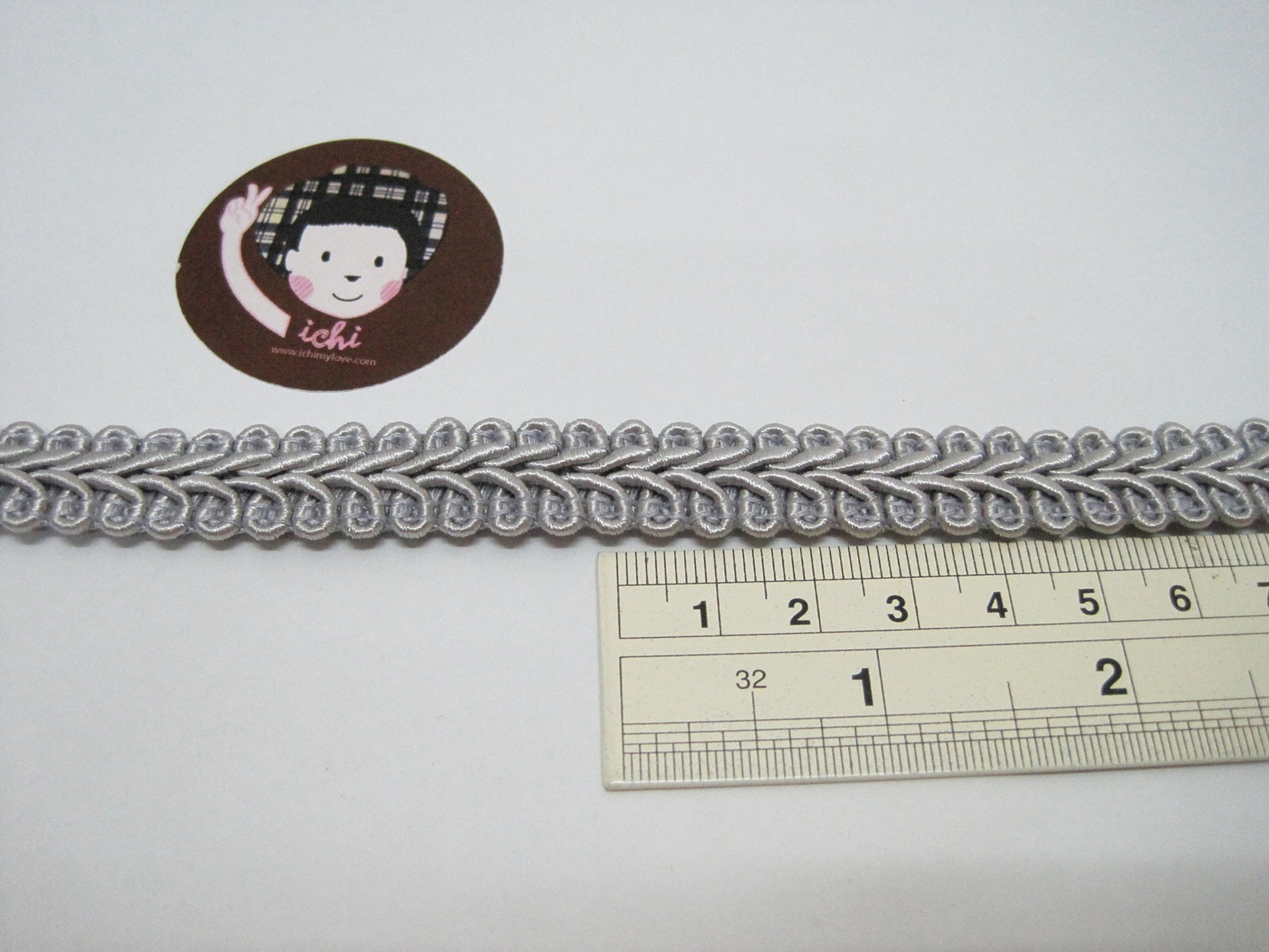 5 Yards 9/16 Silver Gimp Braided Trim Gimp Braid | Etsy