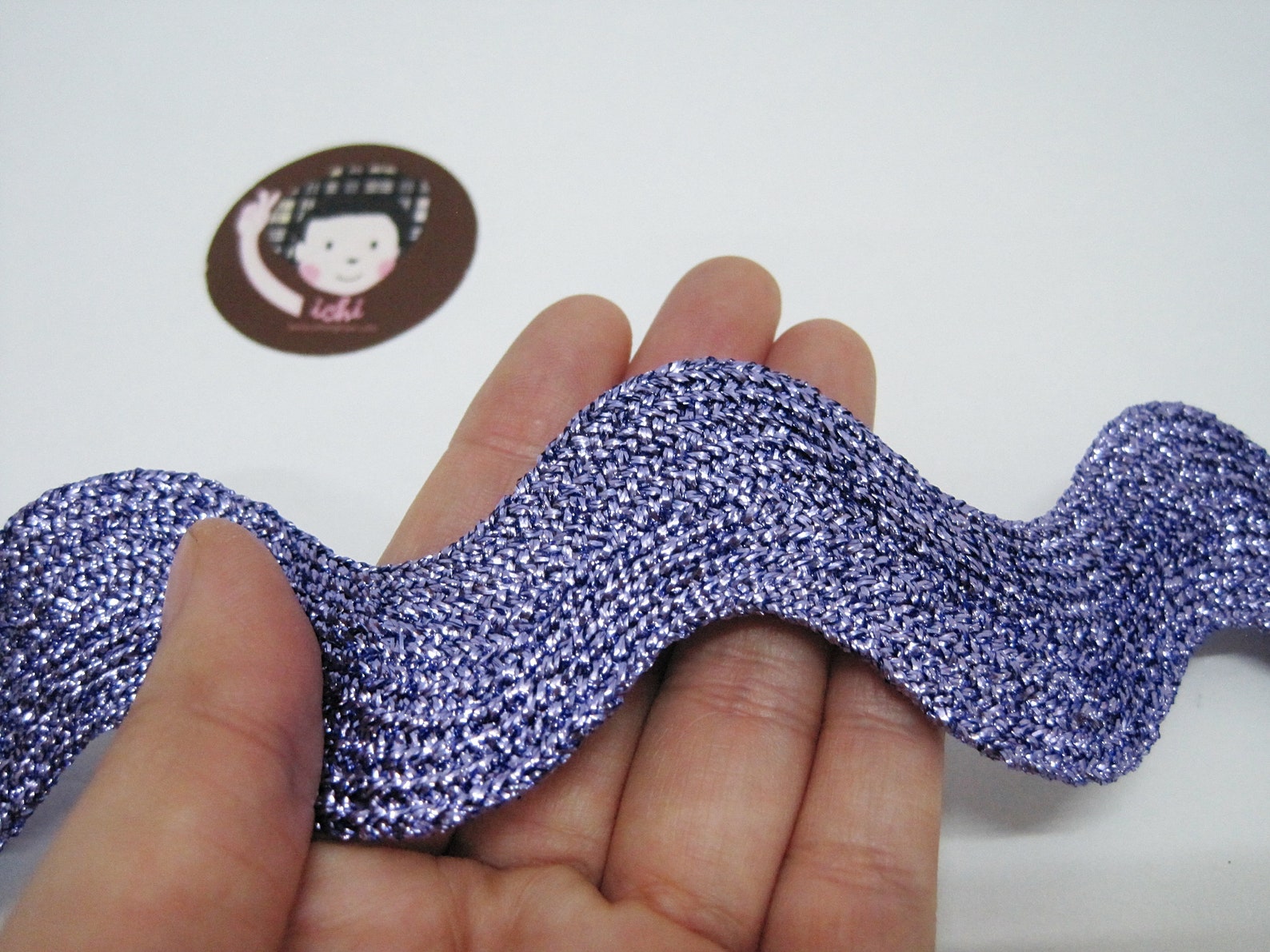 5 Yards Violet Jumbo Metallic Rick Rack Trim Metallic rick | Etsy