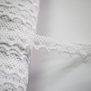 5 Yards White Triangle Crochet Lace Trim, Lace Trim, Crochet Lace Trim ...