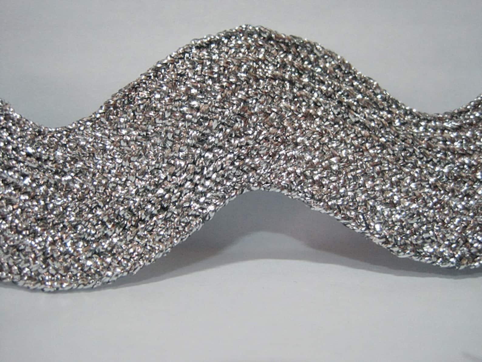 5 Yards Silver Jumbo Metallic Rick Rack Trim Metallic rick | Etsy