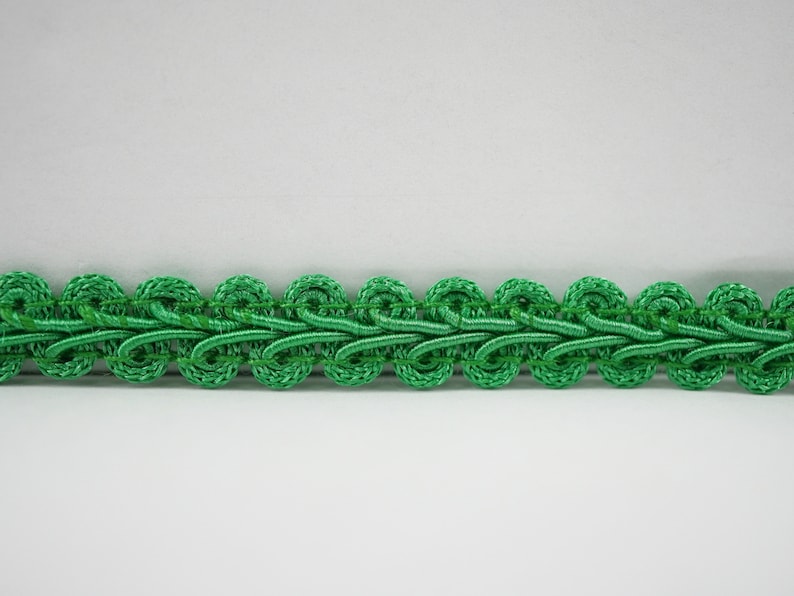5 Yards 3/8 Green Gimp Braided Trim Gimp Braid Braided - Etsy