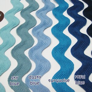 5 yards Blue Jumbo Rick Rack Trim Blue rick rack Rick Rack | Etsy