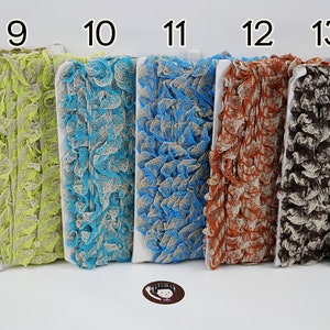 5 Yards Ruby Linen Ruffle Trim, Ruffle Lace, Linen Lace Trim, Linen ...