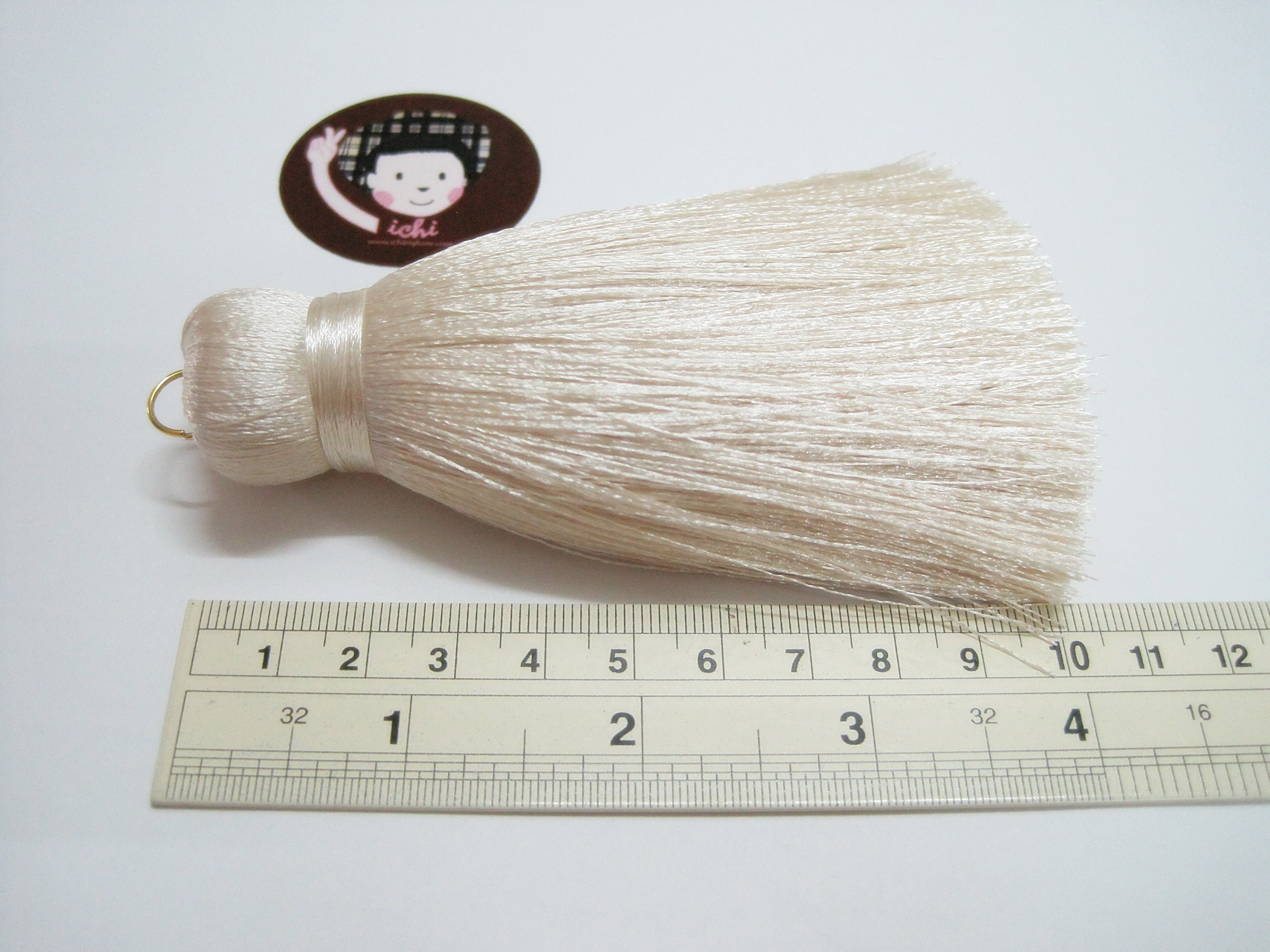 1 Pc Cream Big Tassel, Big Tassel, Wholesale Tassels, Jumbo Silk Tassel ...