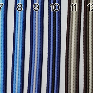 5 Yards 3/4" Flat Knit Rib Tape, Striped Rib Knit, Flat Knit Tape ...