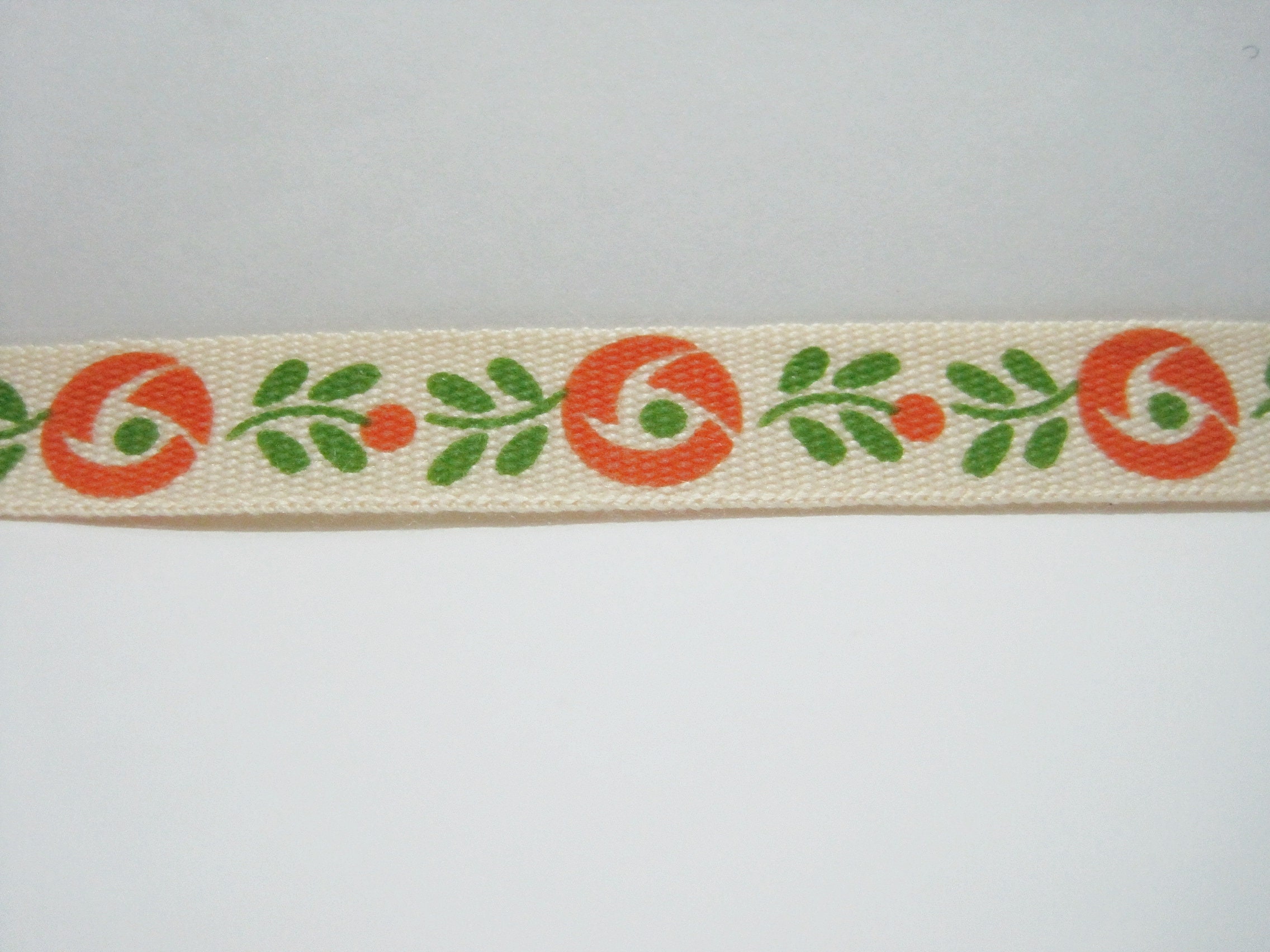 5 Yards 3/8" Flower Ribbon, Printed Ribbon, Flower Printed Ribbon ...