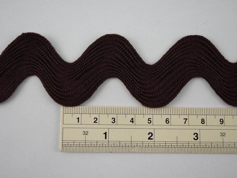 5 Yards Brown Jumbo Rick Rack Trim Brown Rick Rack Jumbo Ric - Etsy