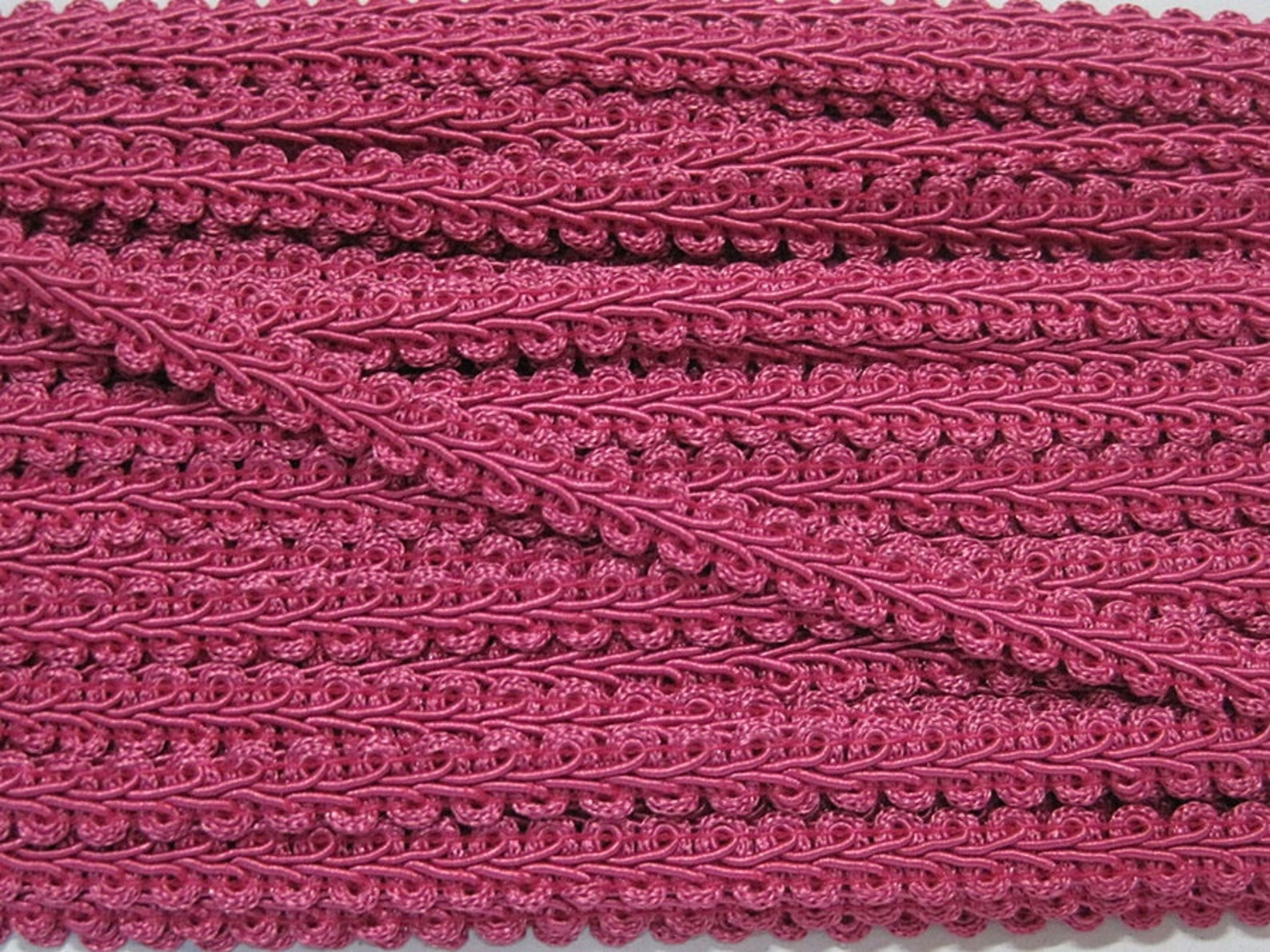 5 Yards 3/8 Hot Pink Gimp Braided Trim Gimp Braid | Etsy