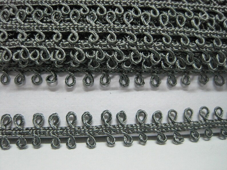 5 Yards Dark Gray Picot Trim Picot Edge Trim Picot Edge - Etsy