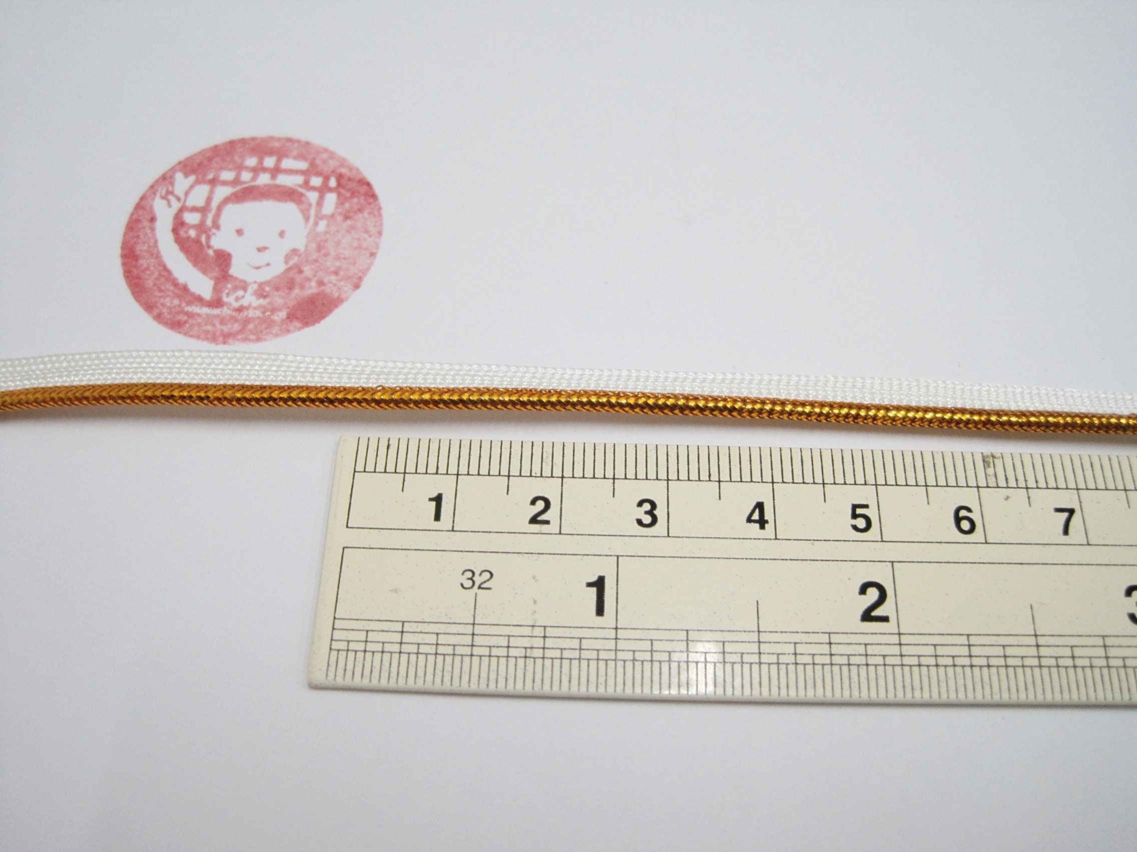 5 Yards White-Gold Metallic Lip Cord Piping edge piping | Etsy