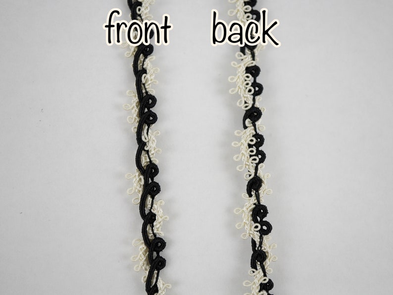 5 Yards Black Picot Braid Picot Trim Picot Braid Rococo - Etsy