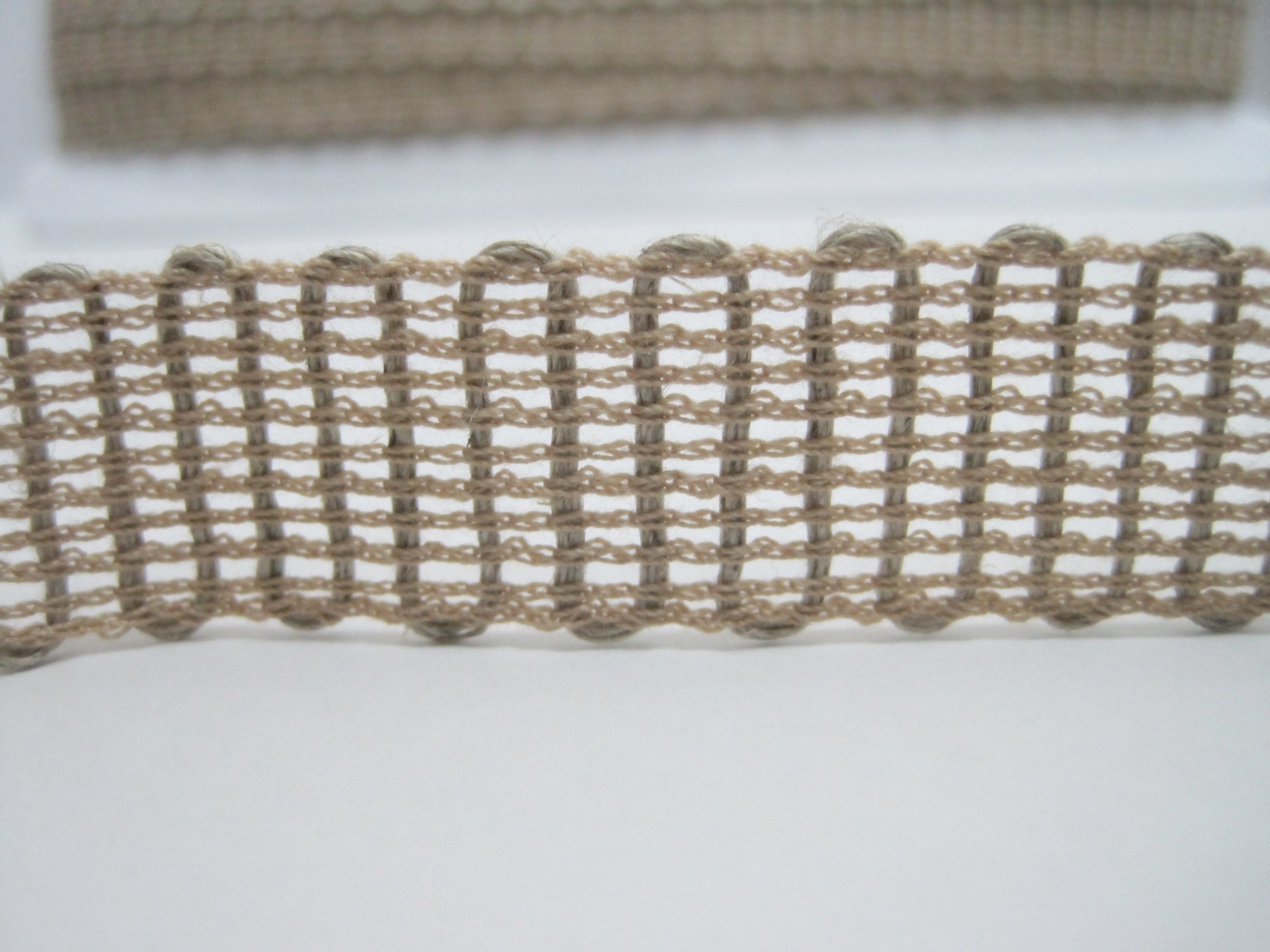 5 Yards Linen Braided Trim, Natural Trim, Wholesale Trims, Linen Lace ...