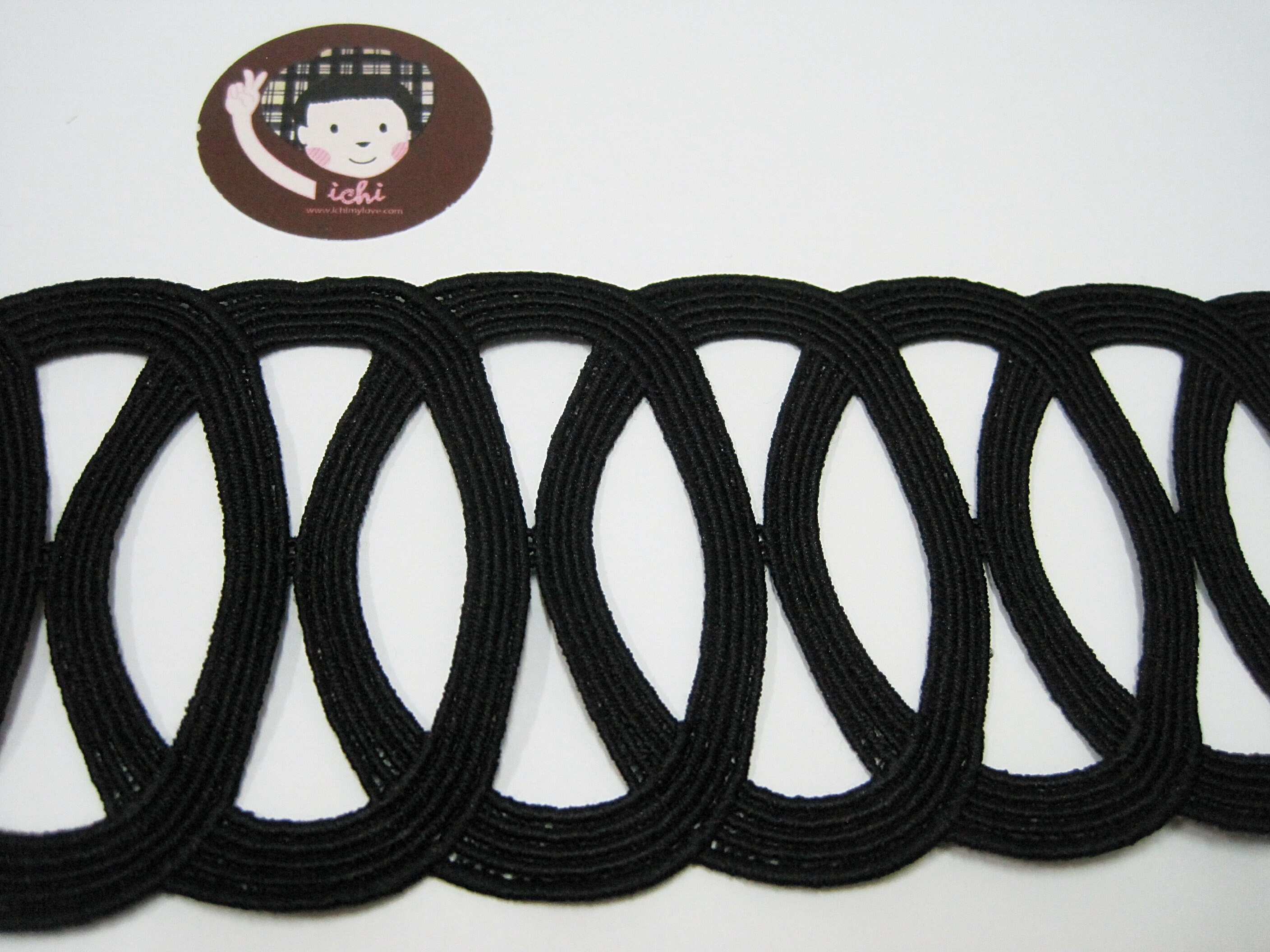 1 Yard 3" Black Lace, Black Trim, Wholesale Trim, Black Chain Trim ...