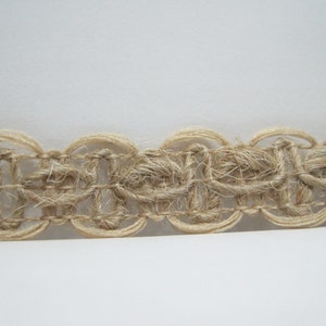 5 Yards 3/8" Jute Trim, Jute Braid, Wholesale Trim, Jute Trim, Jute ...